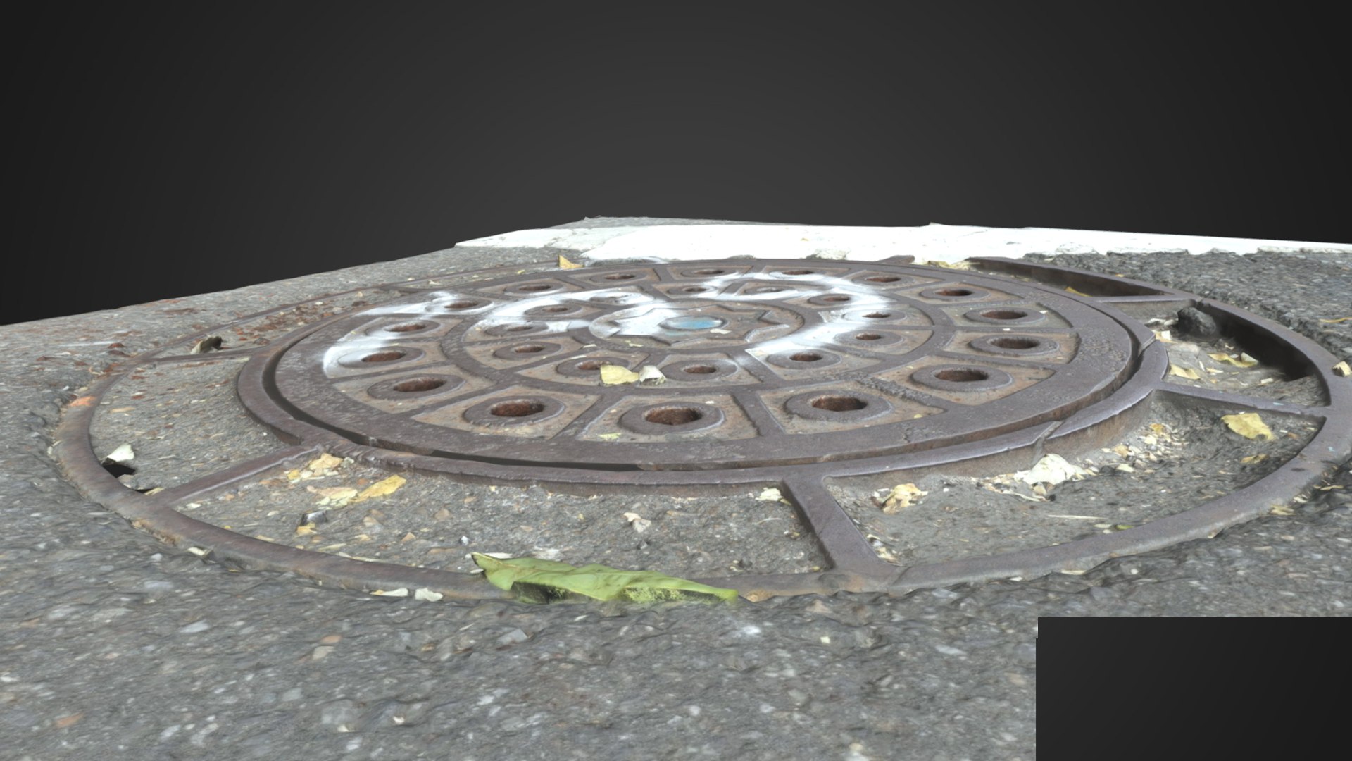3D Manhole Cover 5 Model - TurboSquid 2020629
