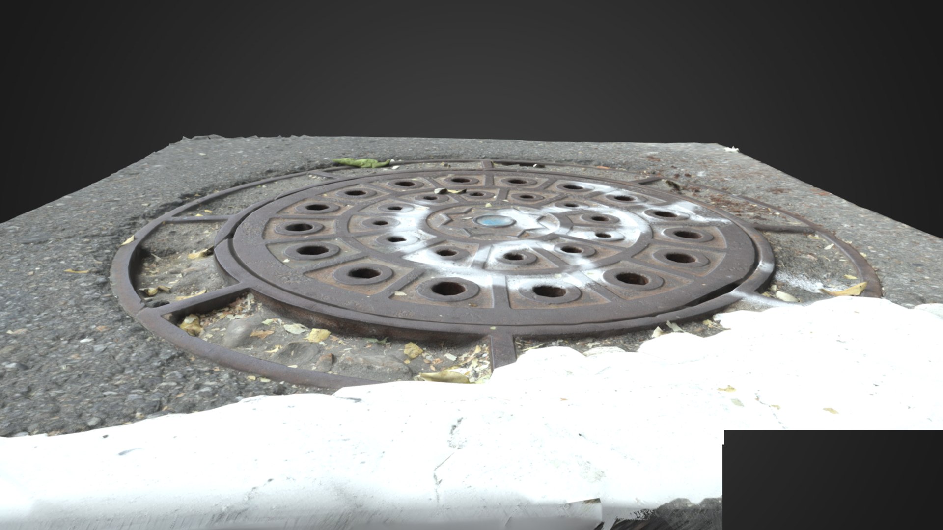 3D Manhole Cover 5 Model - TurboSquid 2020629