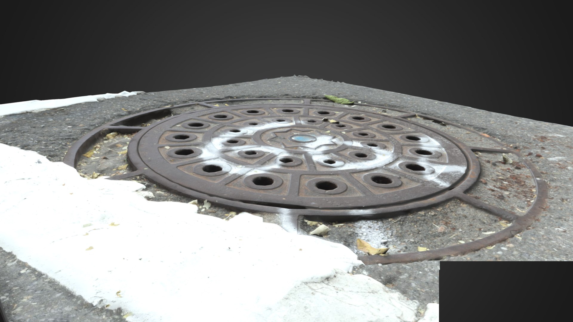 3D Manhole Cover 5 Model - TurboSquid 2020629