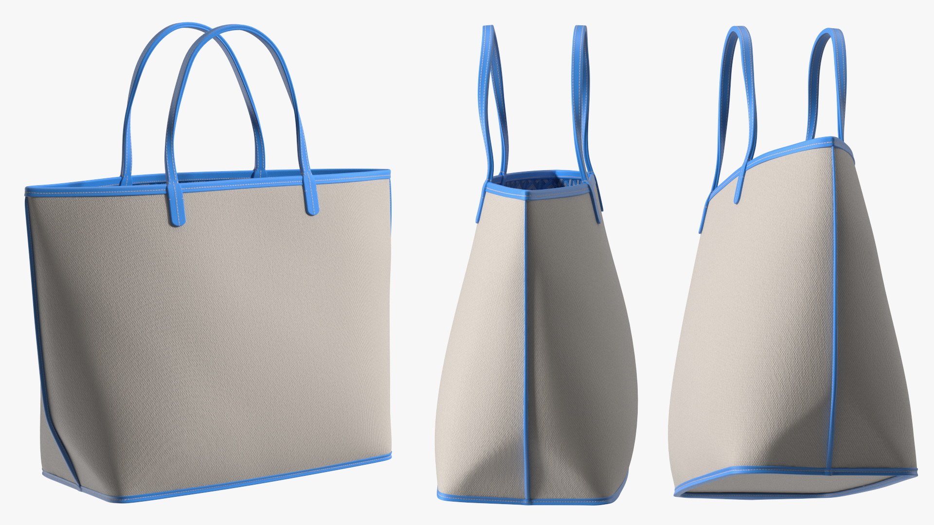 Royal Blue Handbag Inside Out 3D Model - TurboSquid 2369035