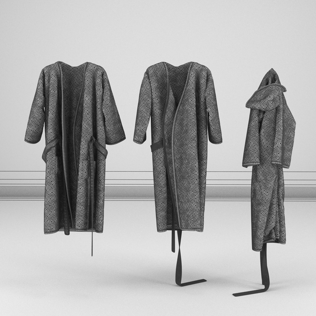 Robes Realistic 3d Model