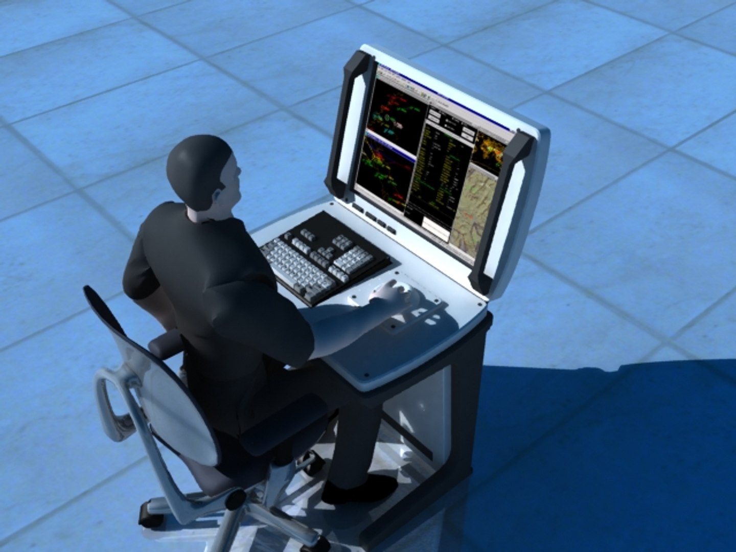 Computers Equipment 3d Model