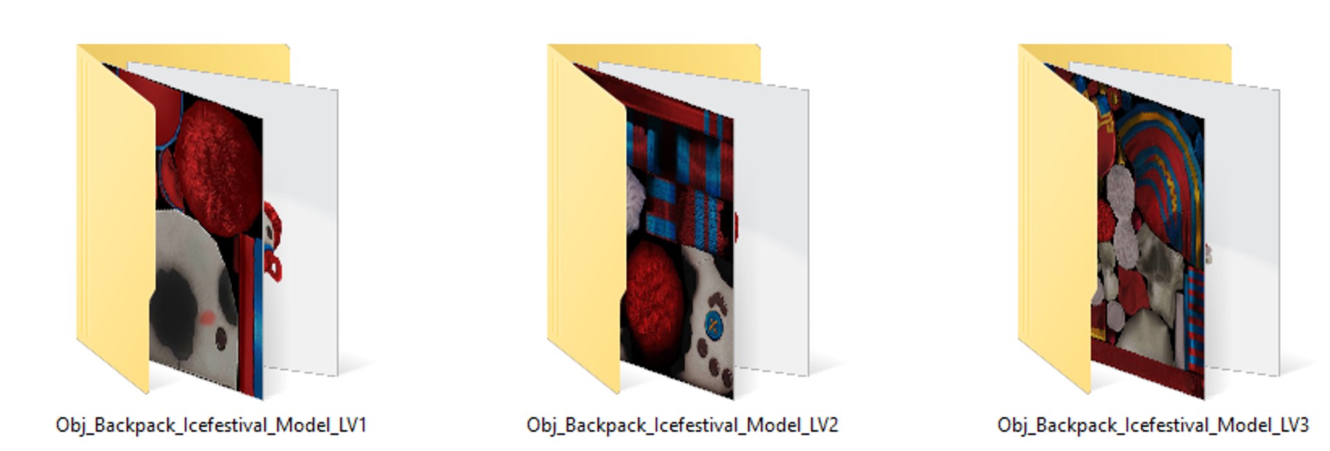 Bag 3x Icefestival Backpack 3D Model - TurboSquid 1841124