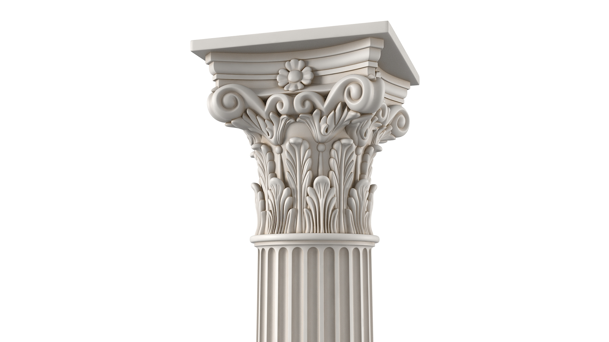 Corinthian greek ancient column model - TurboSquid 1485406