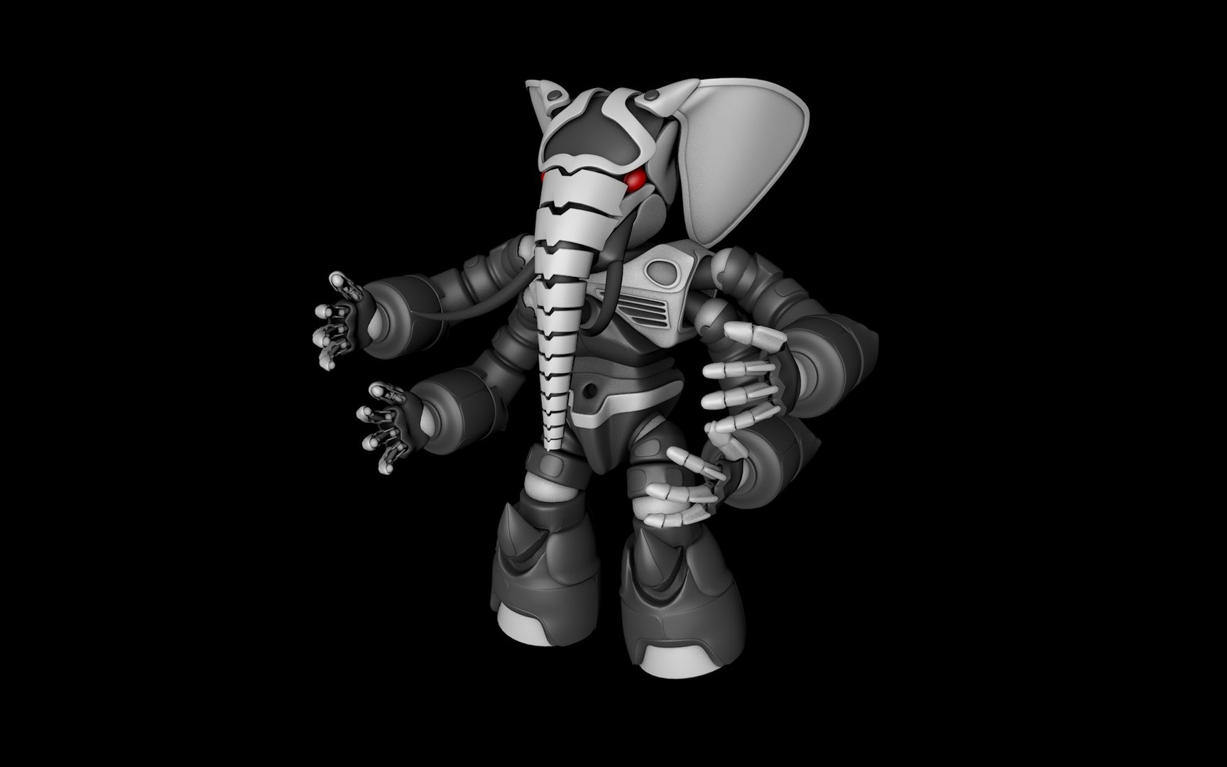 Elephant Bot Robot 3D - TurboSquid 1279945
