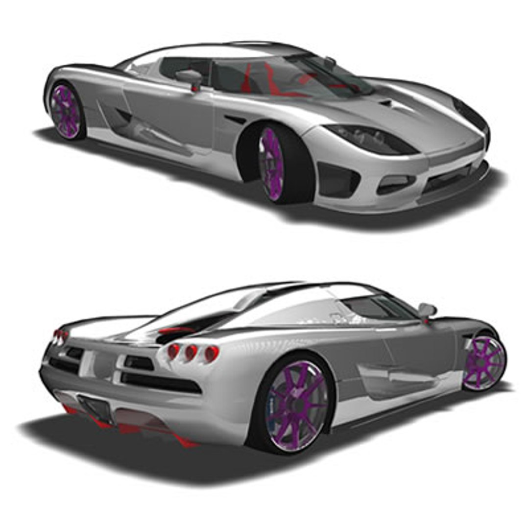 supercar sportscars car 3d model