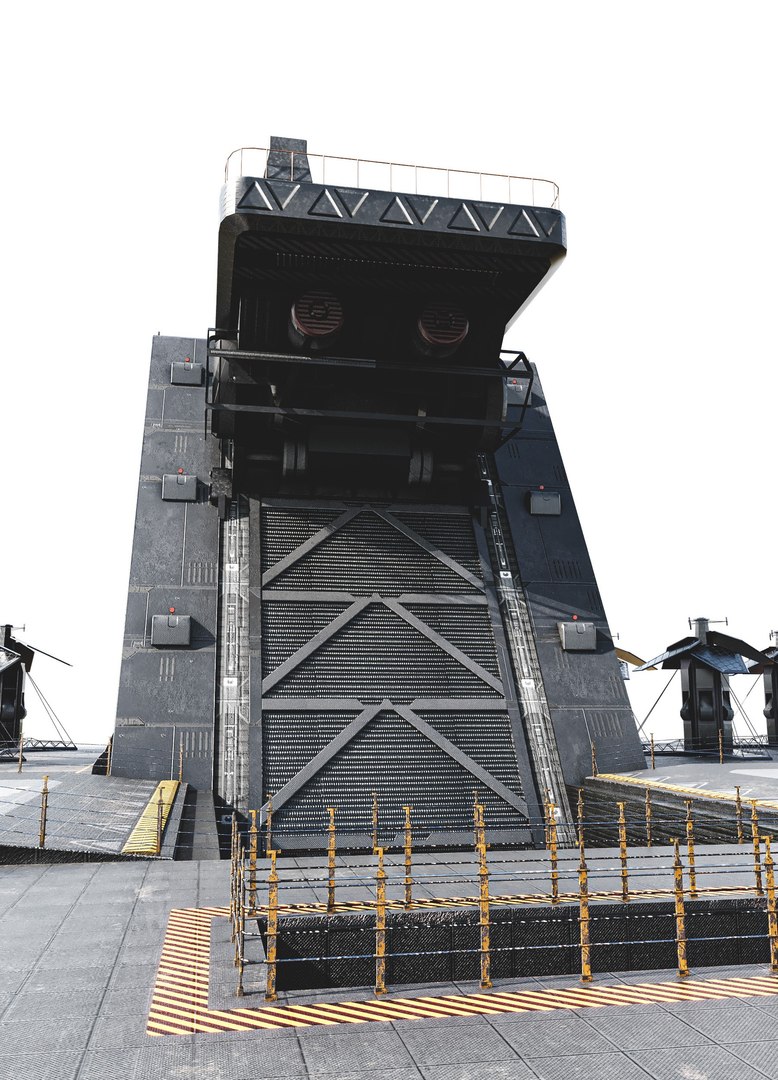 3D Model Sci FI Lift - TurboSquid 1975864