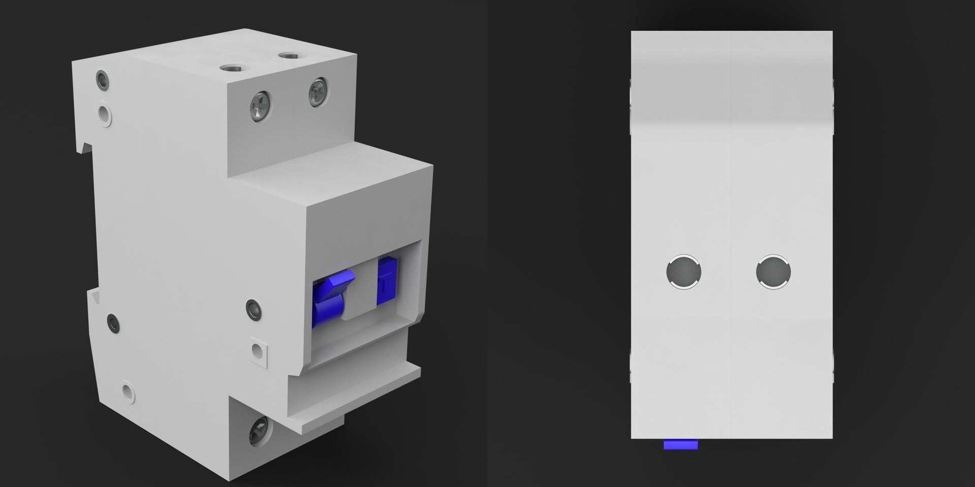3D Residual Current Device Model - TurboSquid 1895247