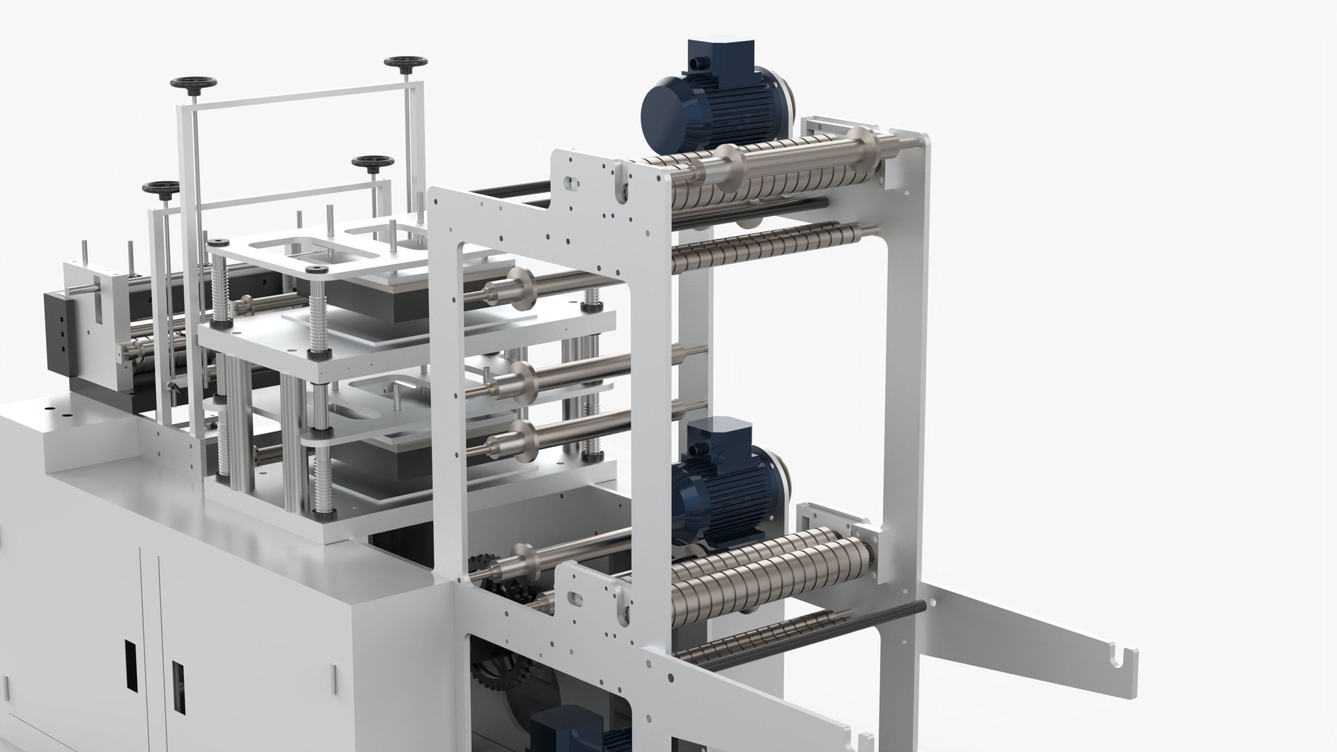 Fully Automatic Disposable Glove Medical Film Machine 3D model ...