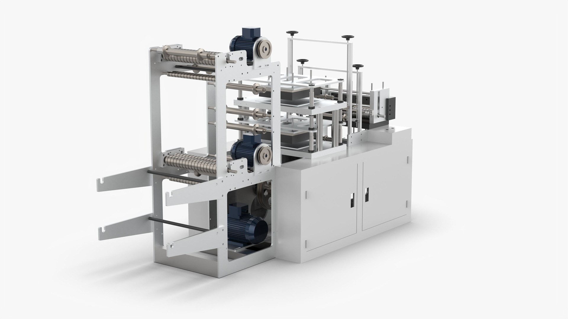 Fully Automatic Disposable Glove Medical Film Machine 3D model ...