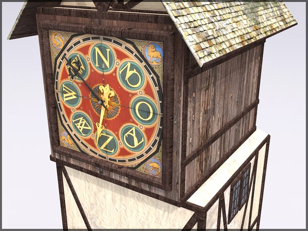 max medieval clock tower