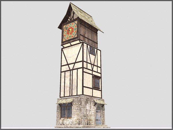 max medieval clock tower