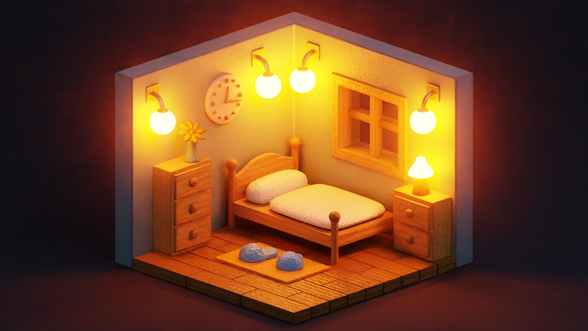 Free 3D Isometric Room Model - TurboSquid 2248275