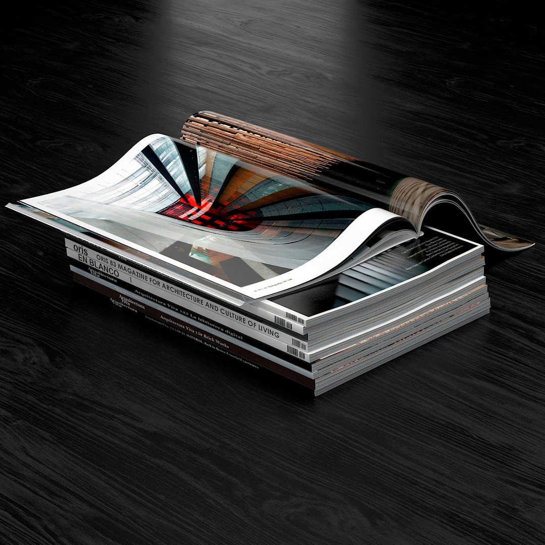 Magazine Open 3d Model