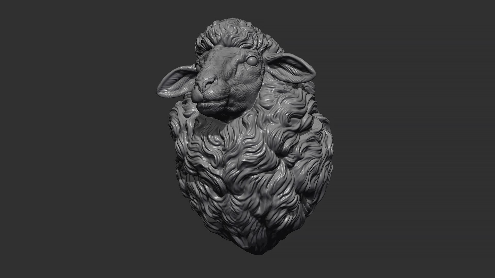 3D Sheep Head - TurboSquid 2055333
