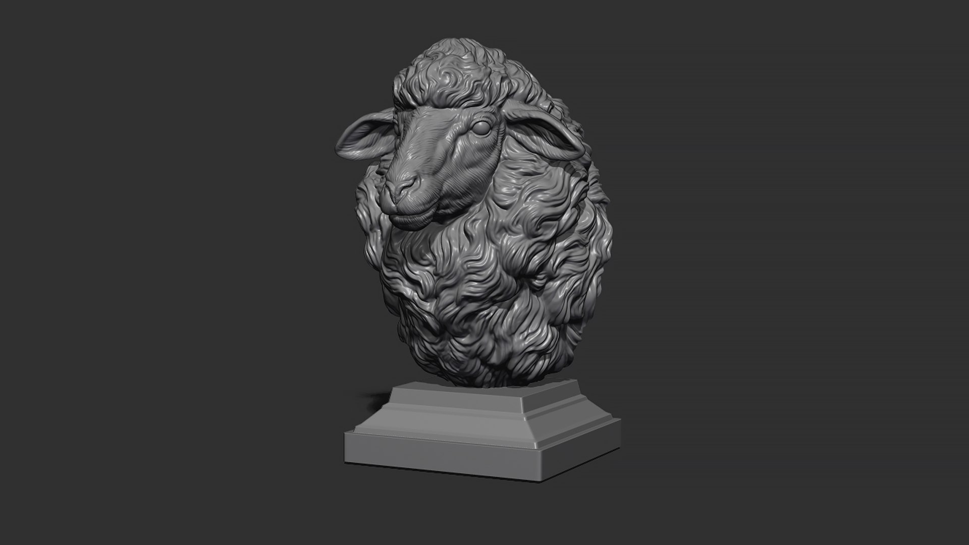 3D Sheep Head - TurboSquid 2055333