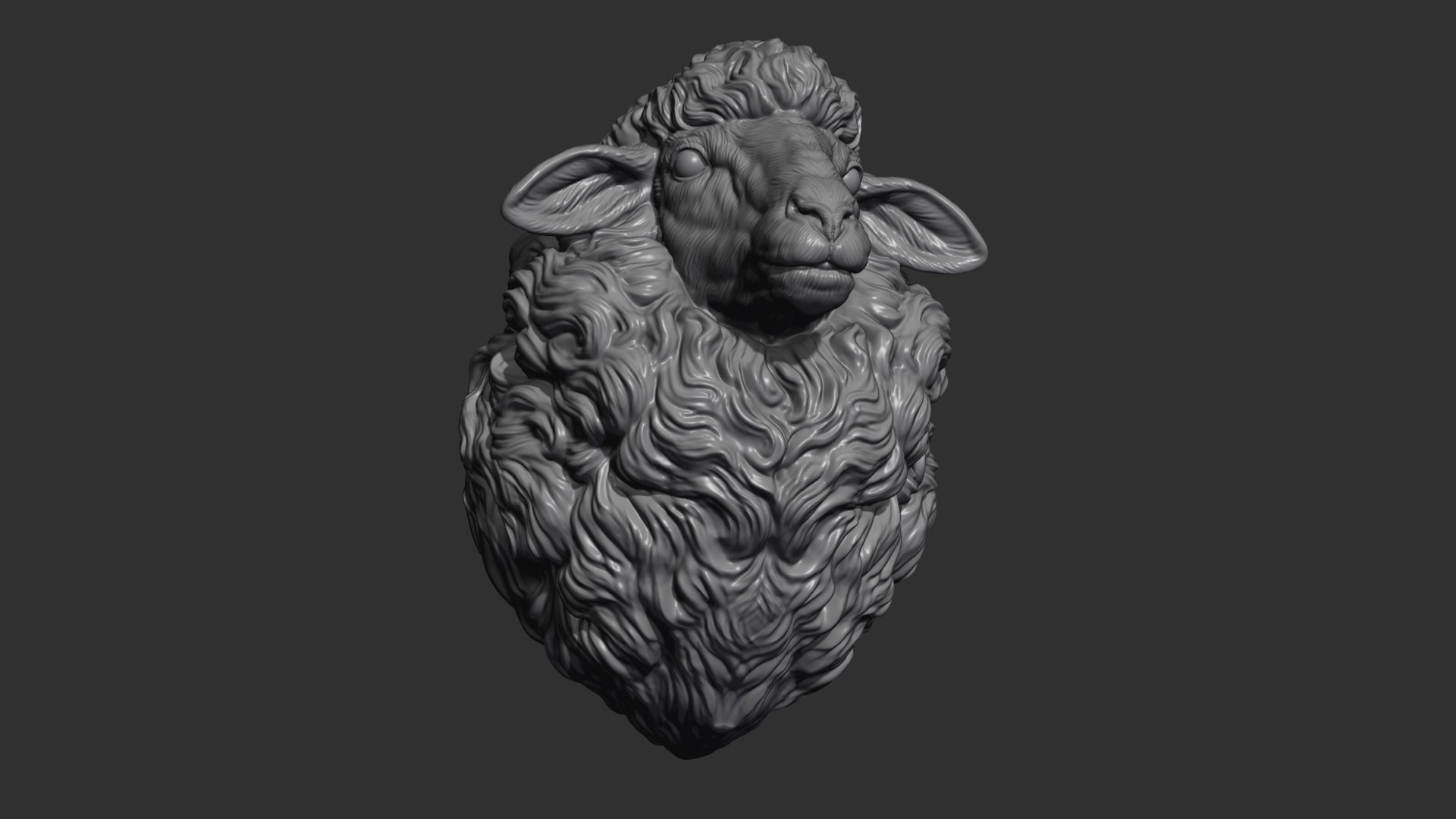 3D Sheep Head - TurboSquid 2055333