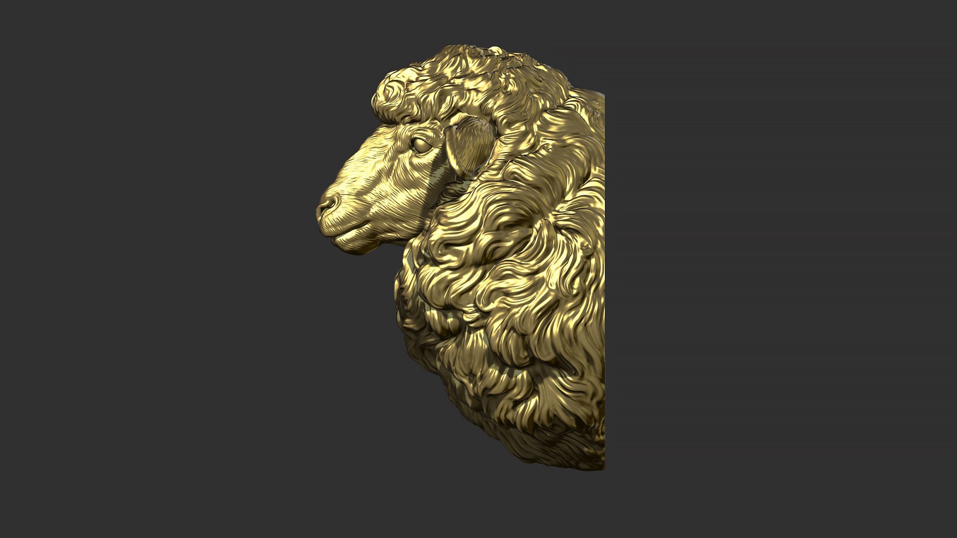 3D Sheep head - TurboSquid 2055333