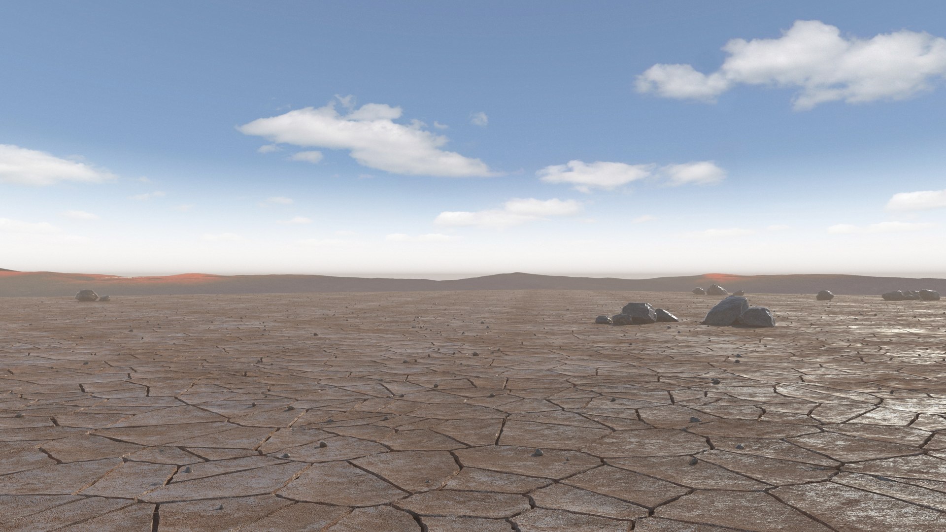 Desert Mountains Rocks 3d Max