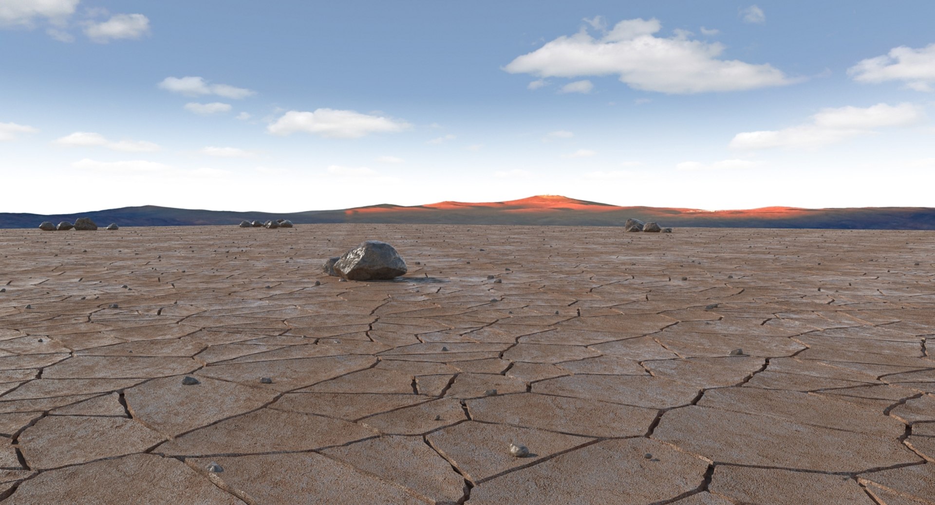 Desert Mountains Rocks 3d Max