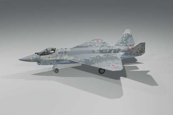 Sukhoi T-75 LTS Checkmate 3D model - TurboSquid 1791719