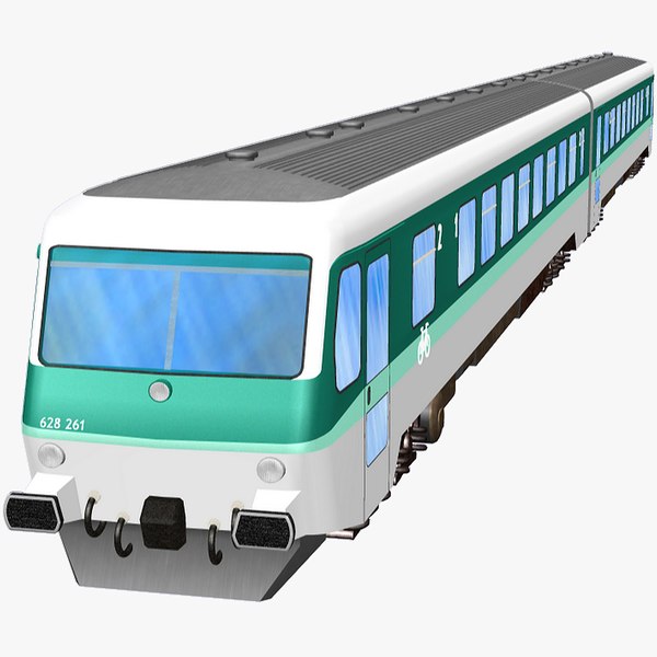 Class 628 diesel-hydraulic passenger train 3D model - TurboSquid 1823567