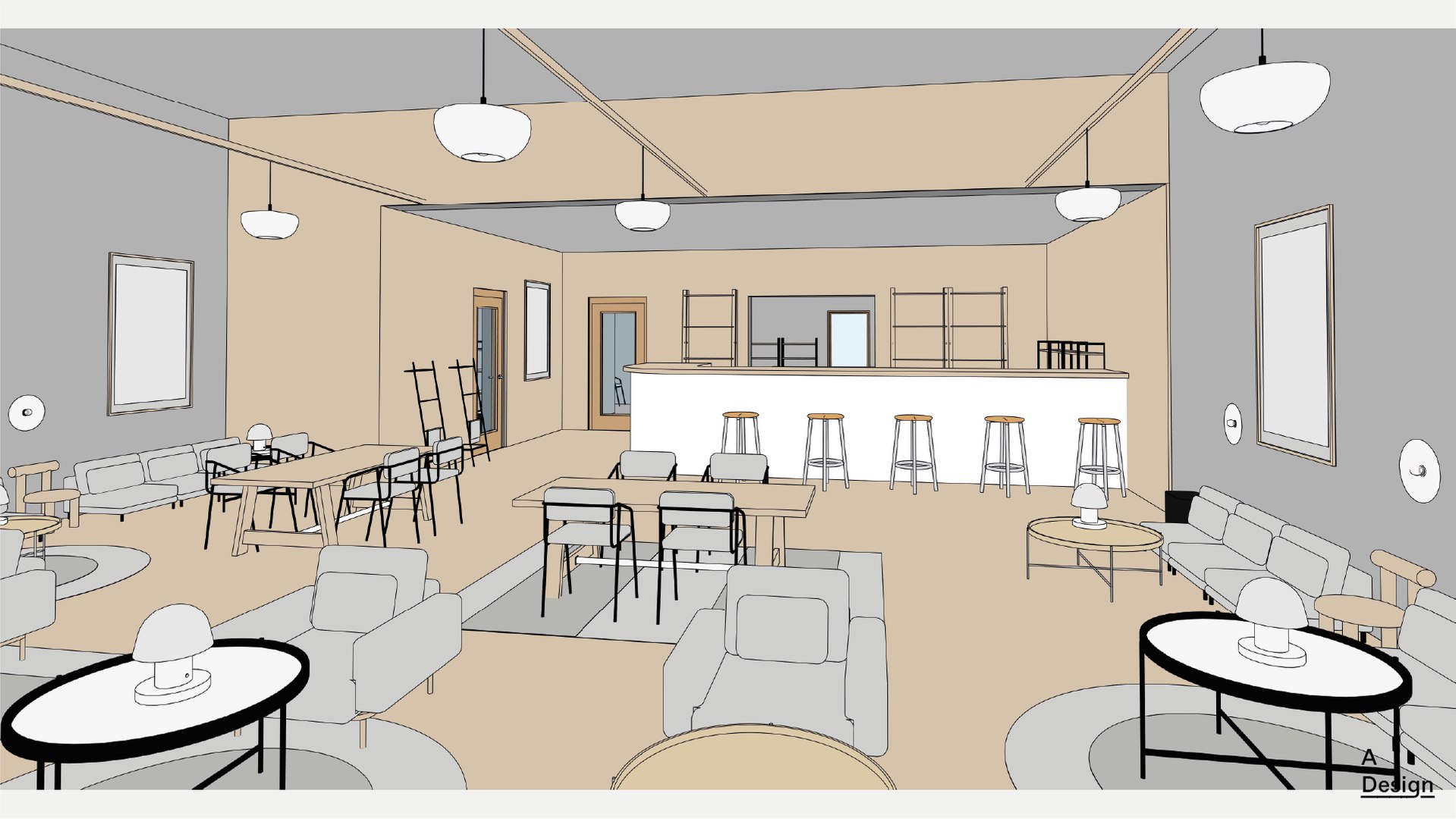 Luxury Restaurant Revit Model 3d Model Turbosquid 2162902