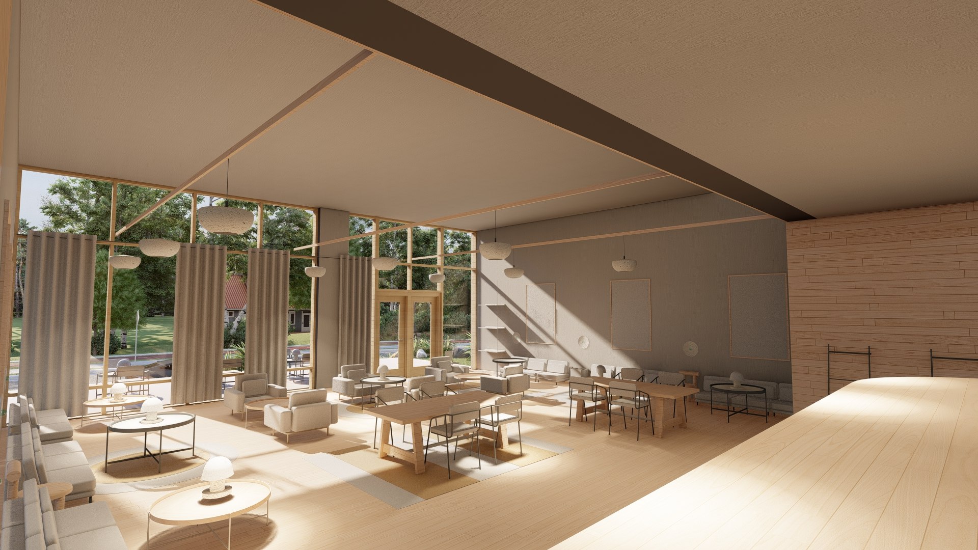 Luxury Restaurant - Revit Model 3D Model - TurboSquid 2162902