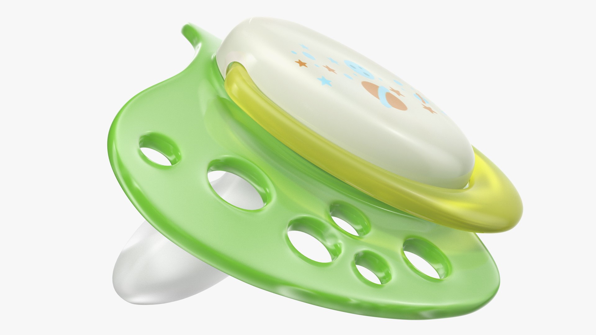 3D model newborn pacifier - TurboSquid 1442889