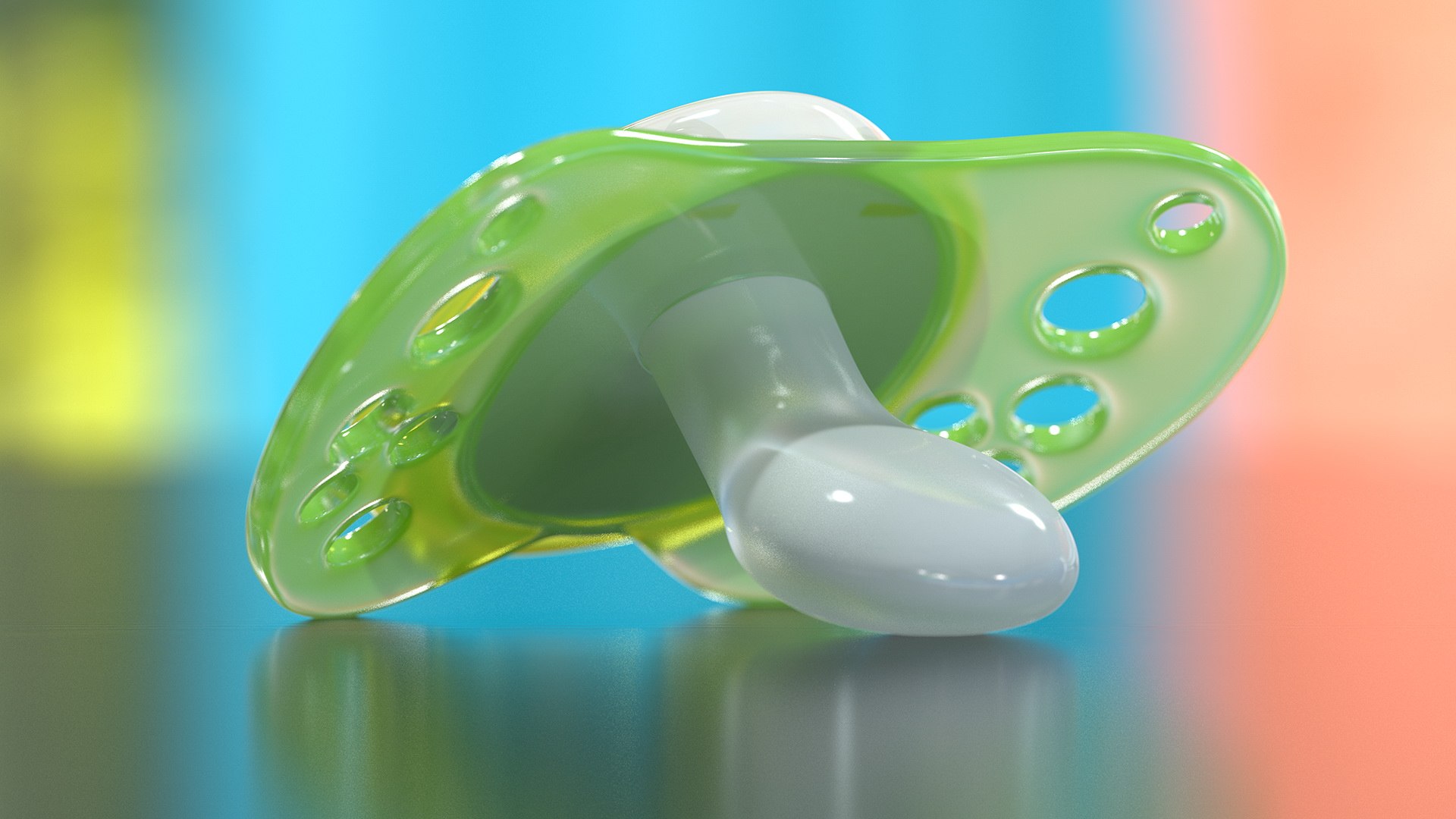3D model newborn pacifier - TurboSquid 1442889