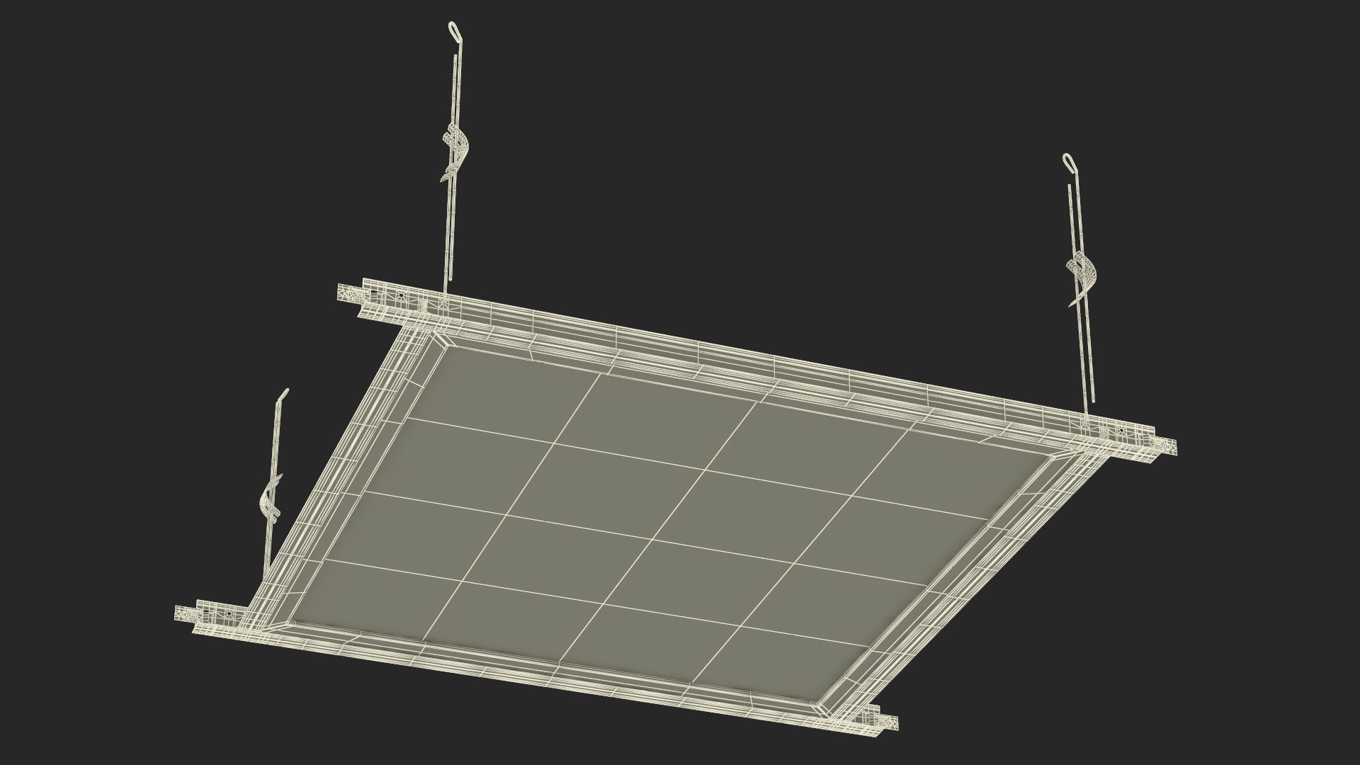 Armstrong Light Panel ON 3D model - TurboSquid 1991119