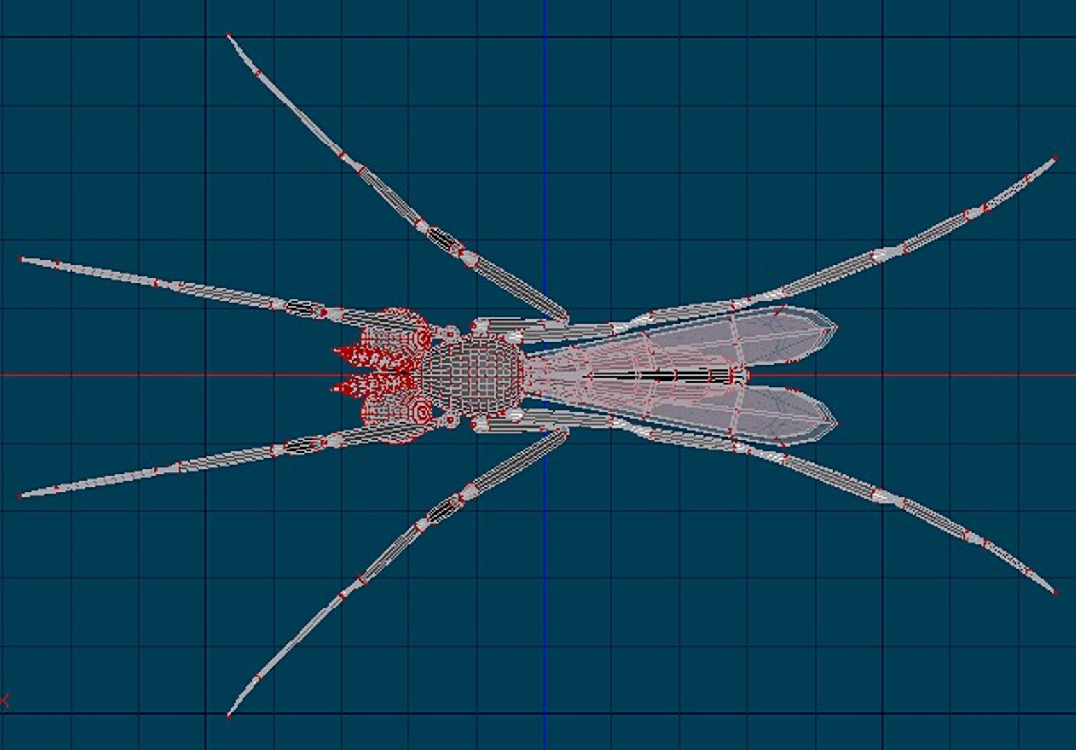 cartoon mosquito 3d model