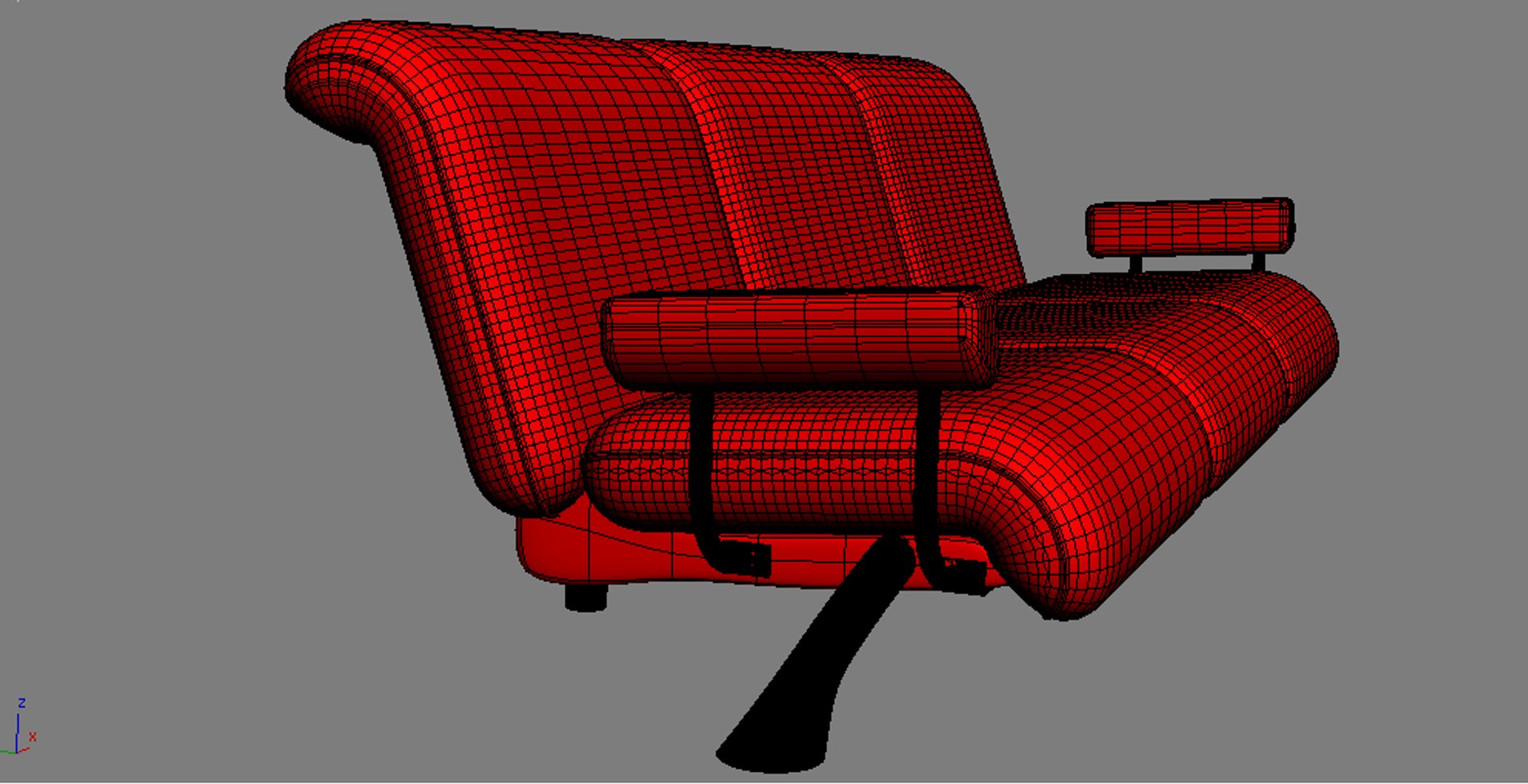 Realistic Sofa 3d Model