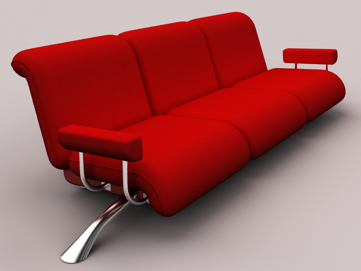 realistic sofa 3d model