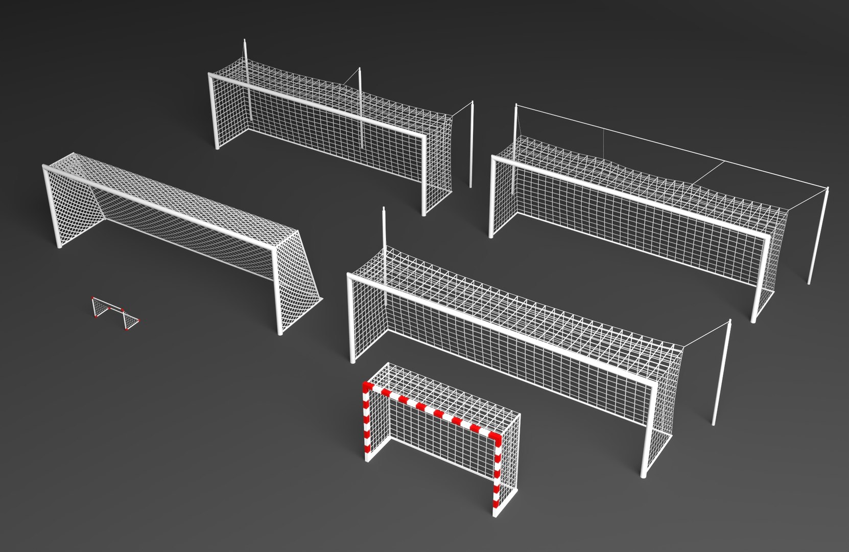 3D Football Net Collection - TurboSquid 2511824