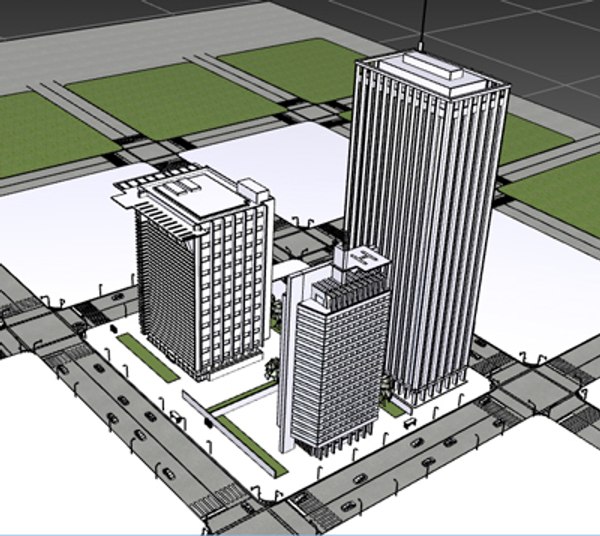 3d 3ds urban block 12