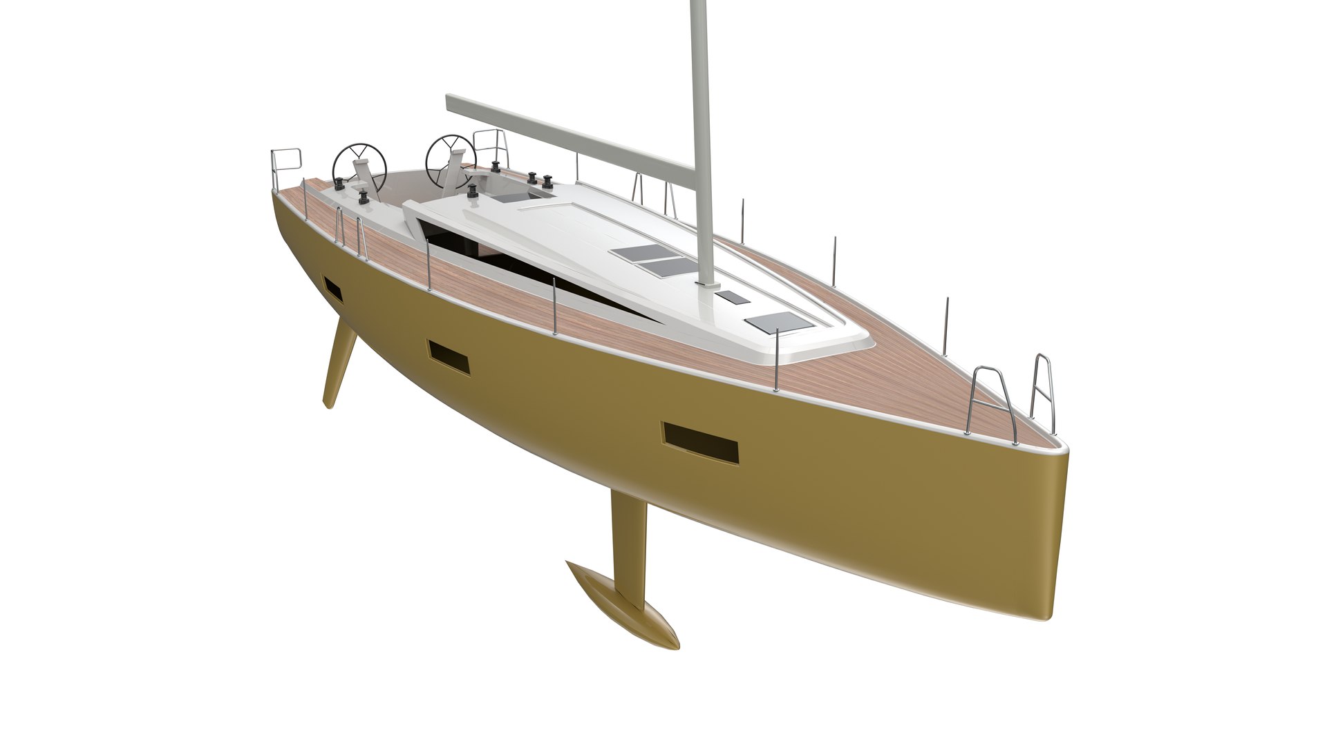 Sailboat 3D Rhino 7 - Catia - Vray 3D - TurboSquid 2173161