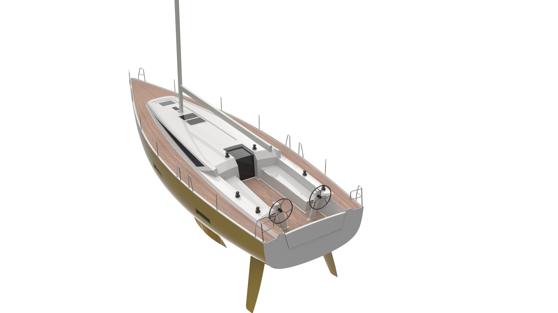 Sailboat 3D Rhino 7 - Catia - Vray 3D - TurboSquid 2173161