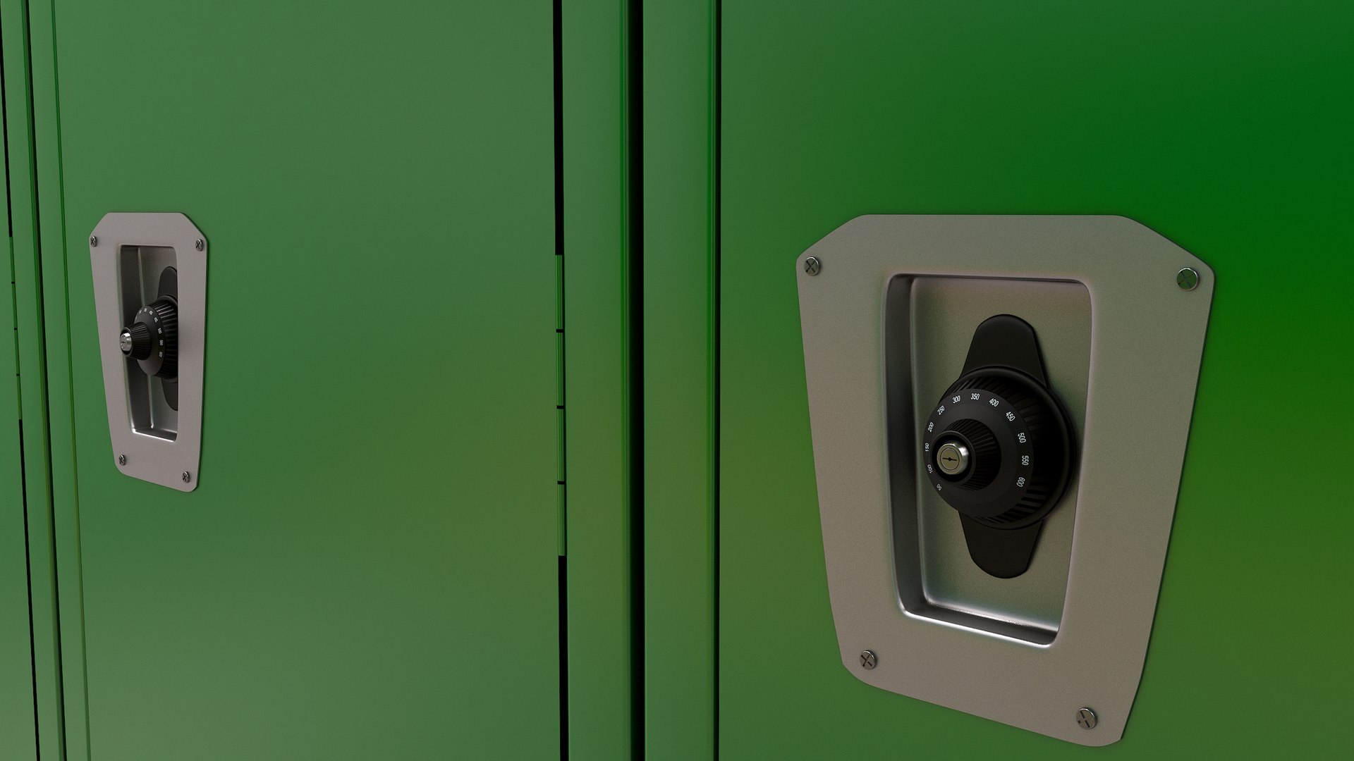 Locker Room 3 - Green 3D - TurboSquid 1913757
