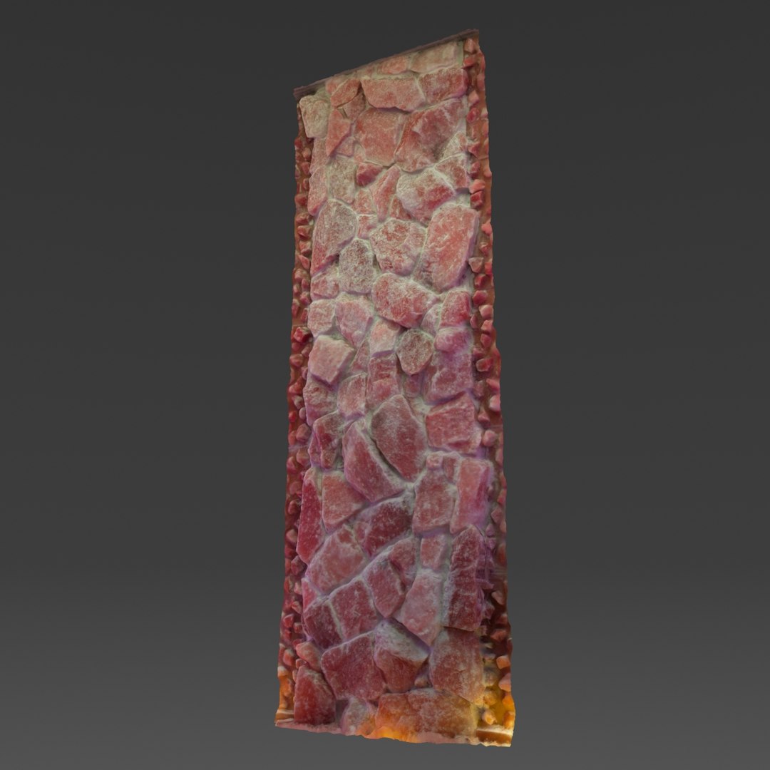 3D Wall Himalayan Salt Rocks Model - TurboSquid 1178163