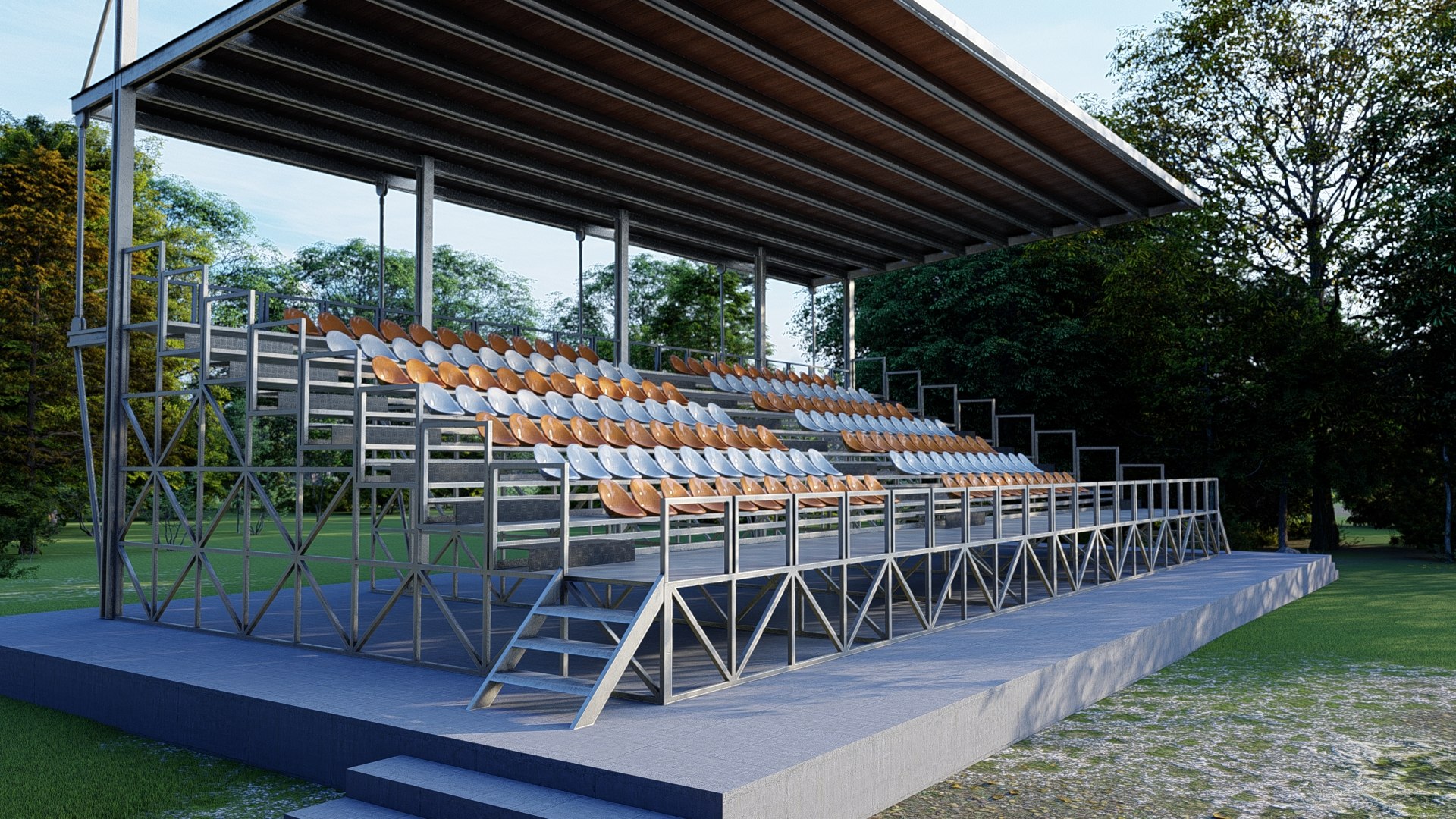 3D Seats Platform Model - TurboSquid 1488463