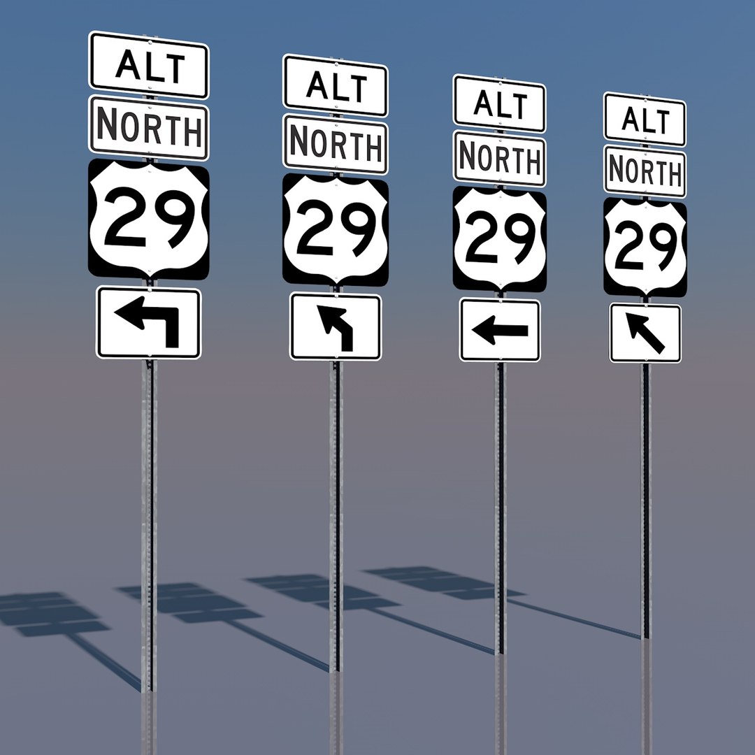 U S Highway 29 3d C4d