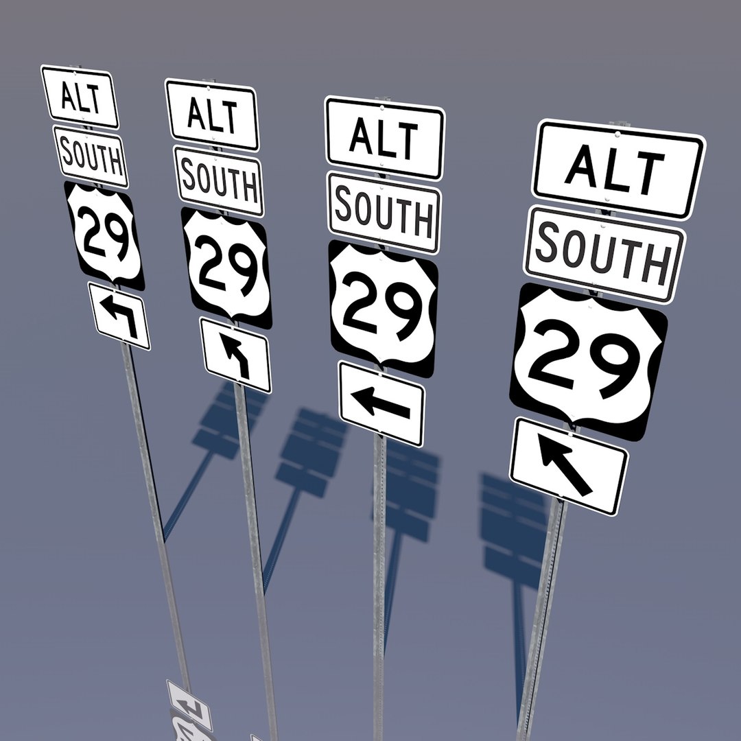 U S Highway 29 3d C4d