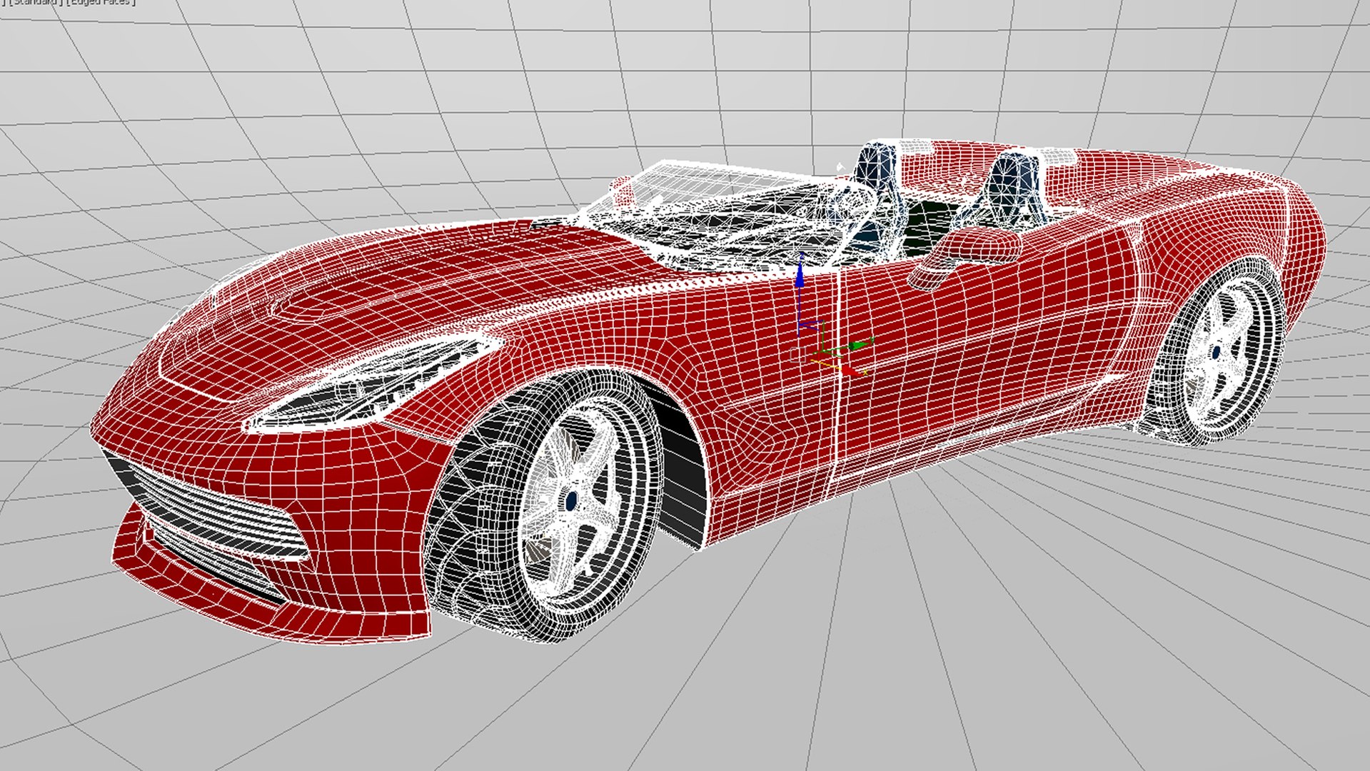 Speedster Open Sports Car 3D Model - TurboSquid 1665369