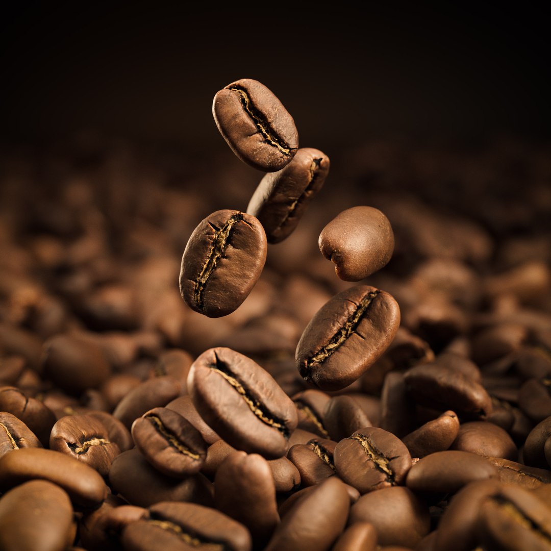3D Coffee Beans - TurboSquid 2090720