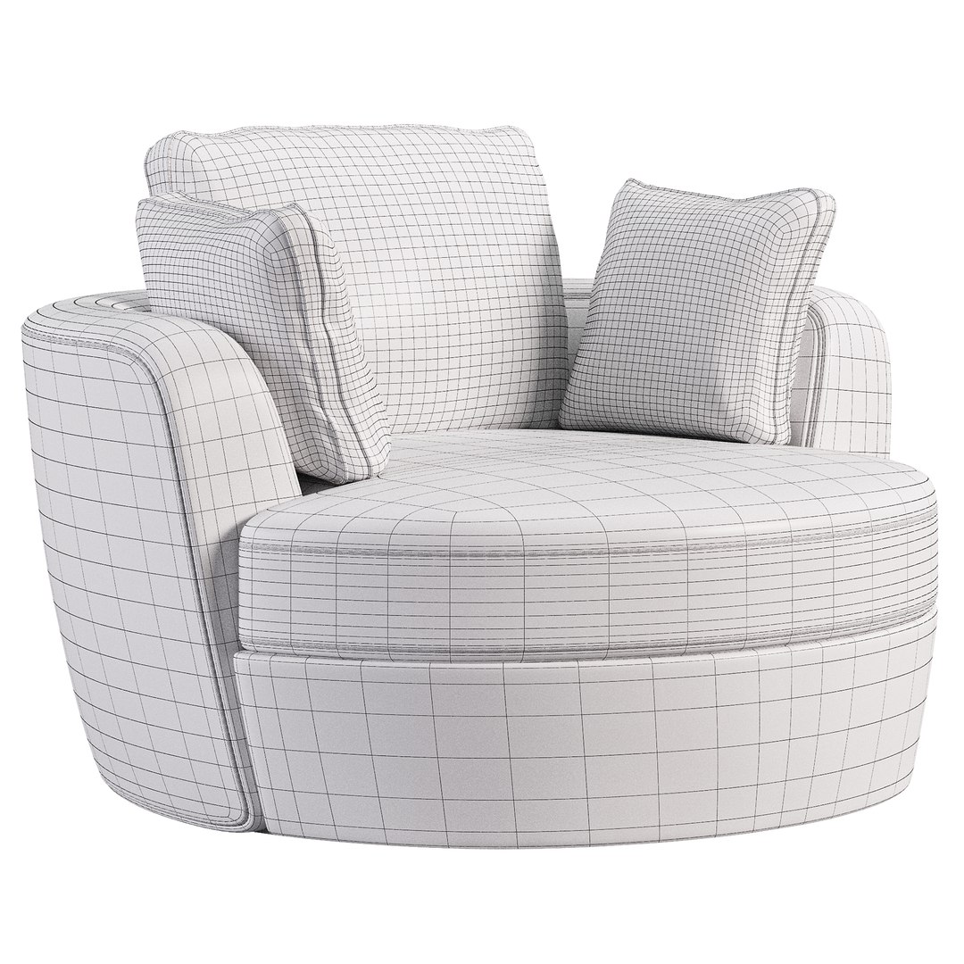 3D Rondo armchair by JAMNI model - TurboSquid 2171063