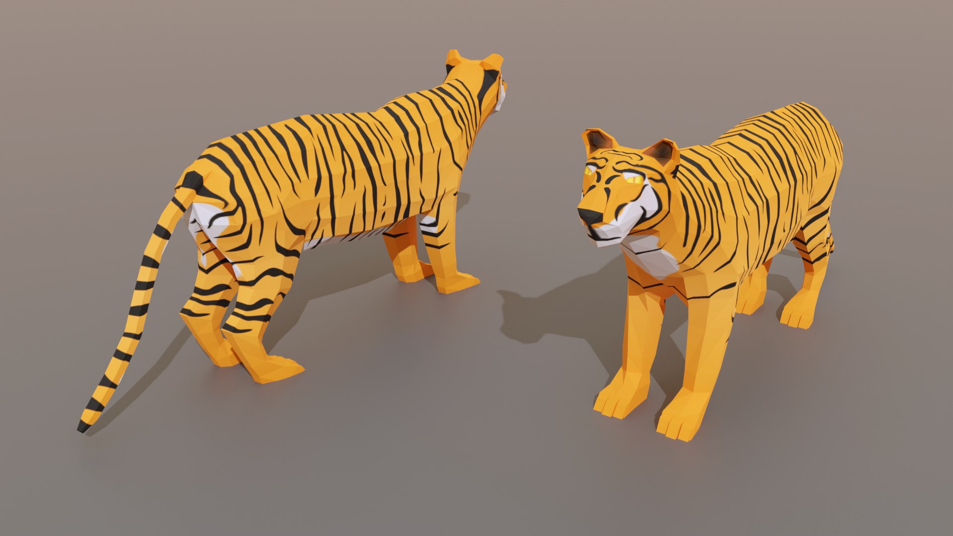 3D Collection Animals Savannah Biome Low Poly Model - TurboSquid 2217186