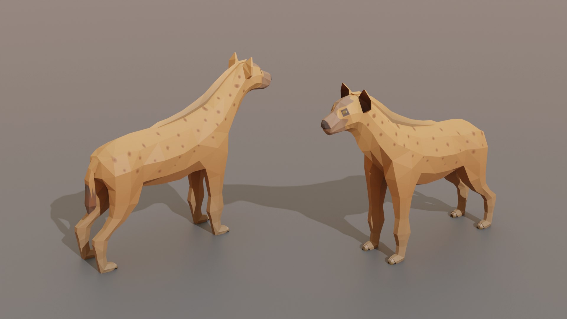 3D Collection Animals Savannah Biome Low Poly Model - TurboSquid 2217186
