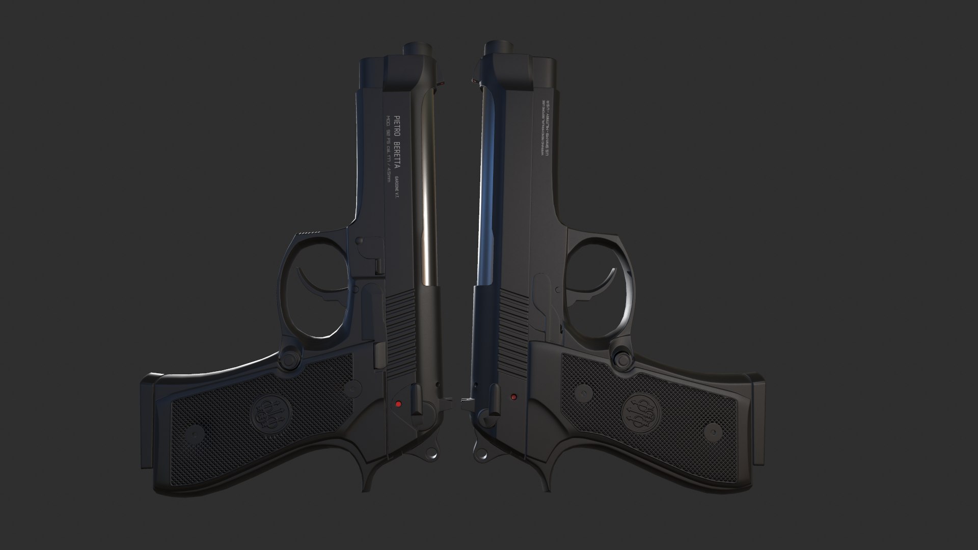 Gun 3D Model - TurboSquid 1545635