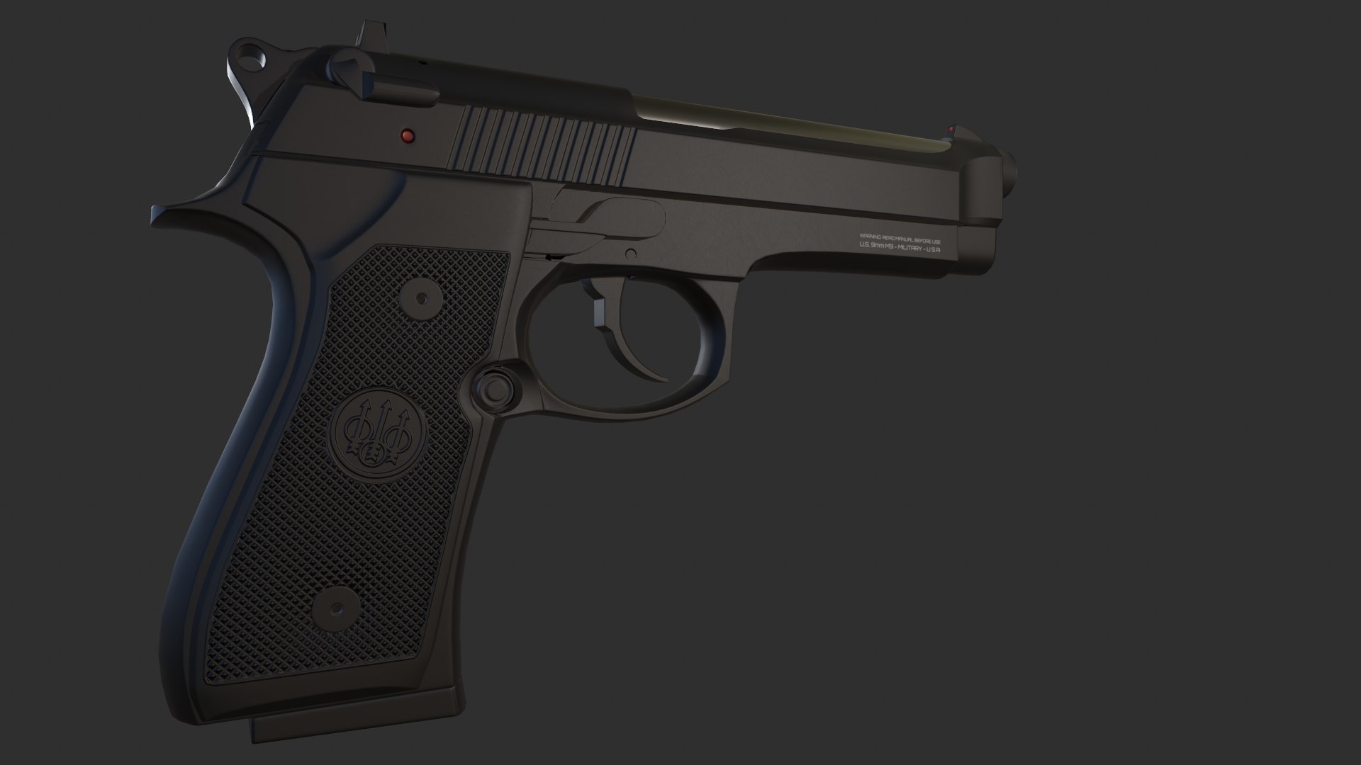 Gun 3D Model - TurboSquid 1545635